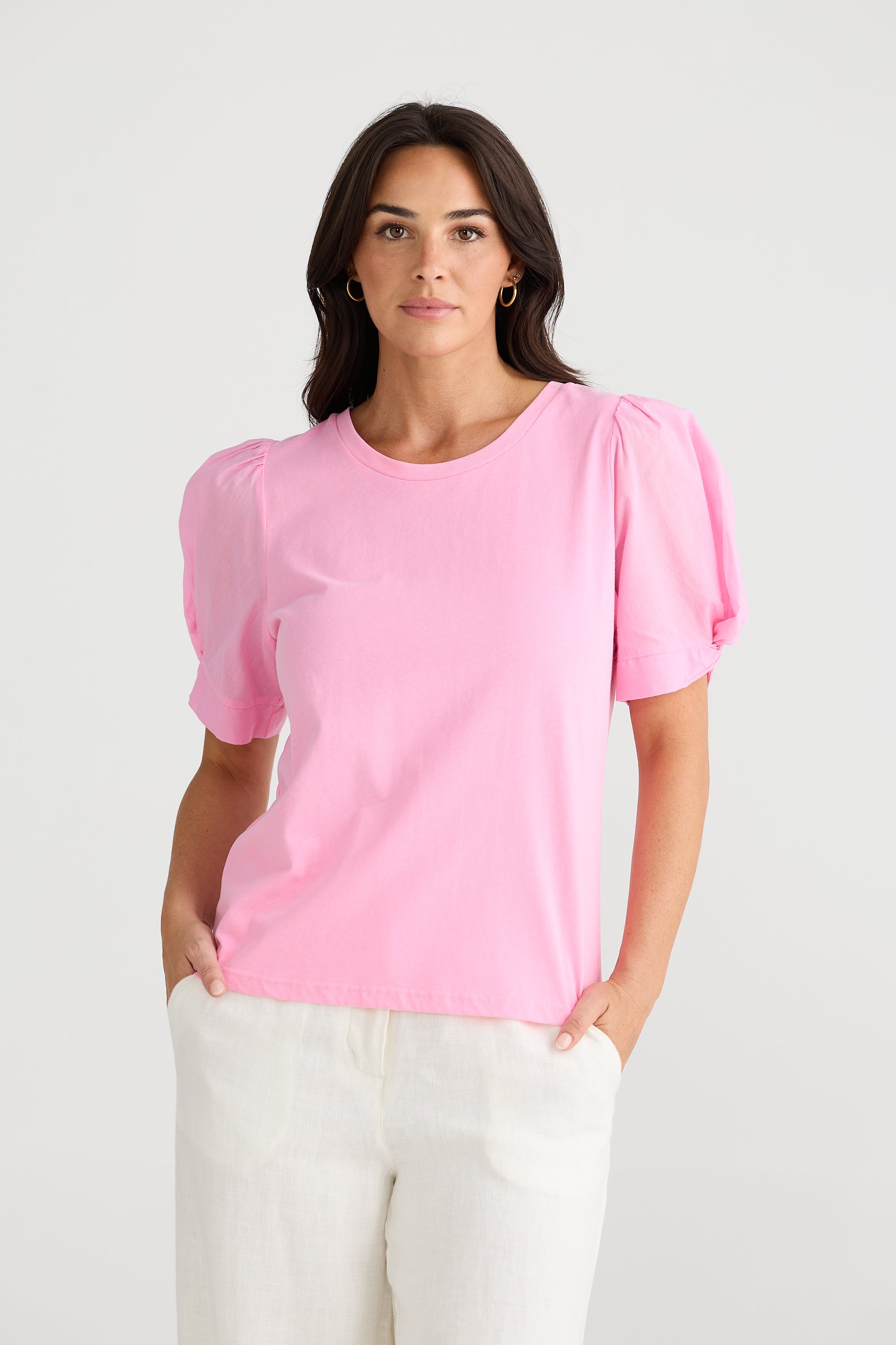 Abigail Tee Pink – Brave and Be