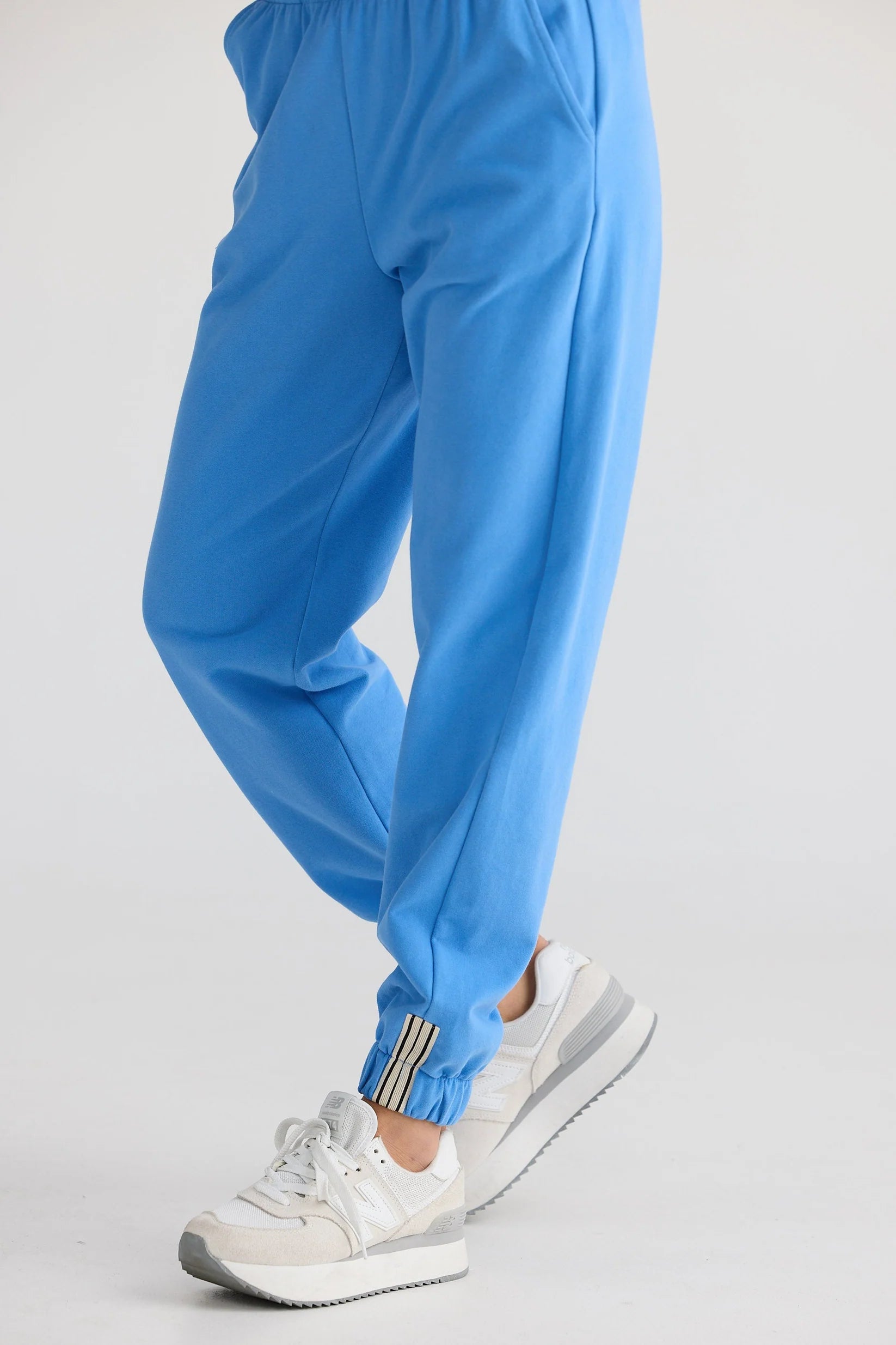 Walk Up Trackies Blue – Brave and Be